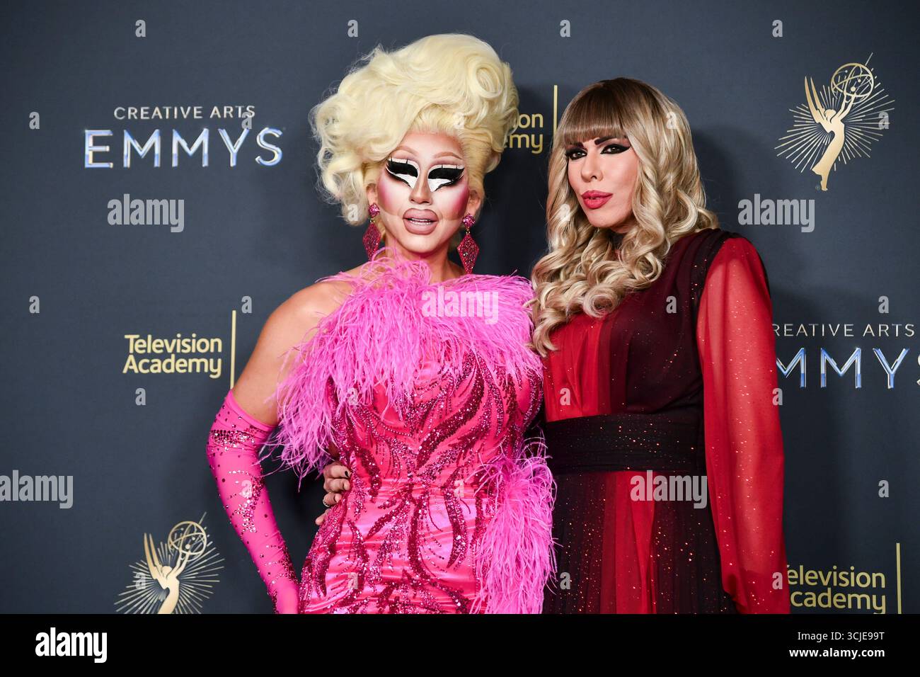 Trixie Mattel, left, and Kelly Mantle attend night one of the Creative ...
