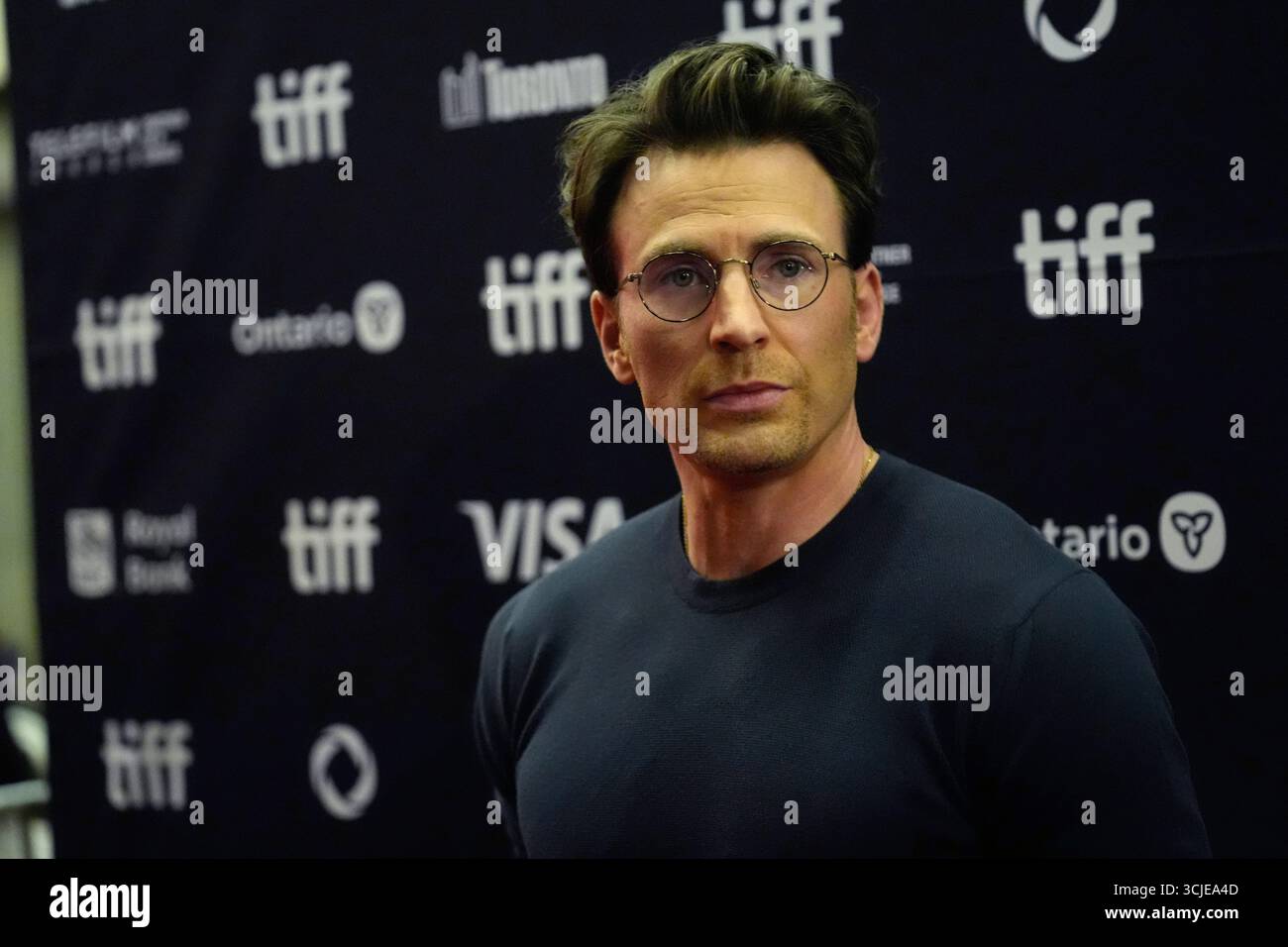 Chris Evans attends the premiere of "Sacrifice" at the Princess of Wales Theatre during the ...