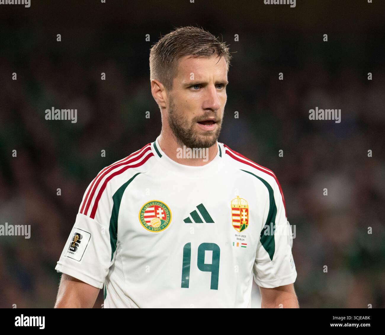 Barnabas Varga of Hungary during the FIFA World Cup 2026 European ...