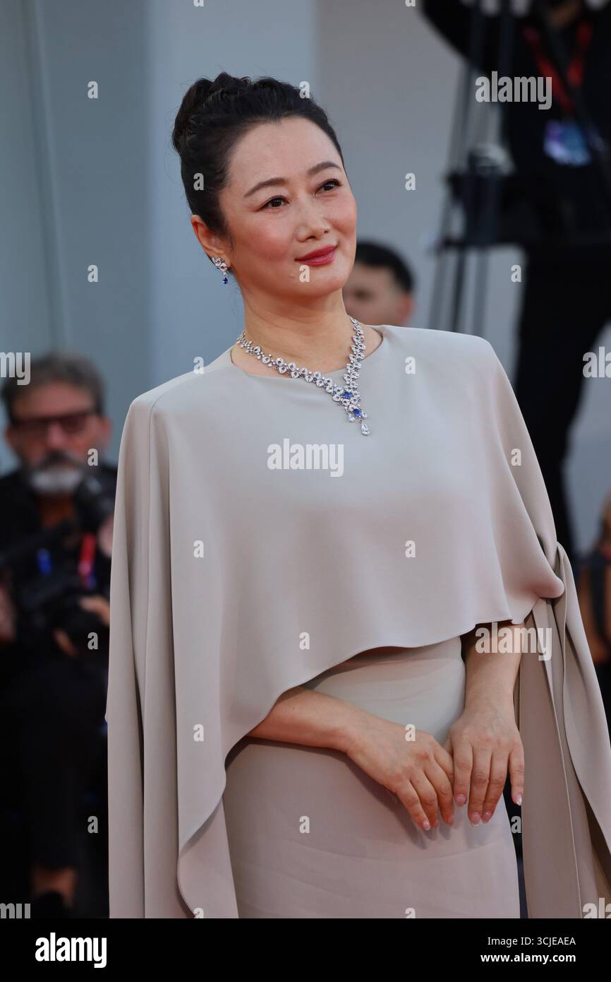 Venice, Italy, 6th September, 2025. Zhao Tao arriving on the red carpet ...