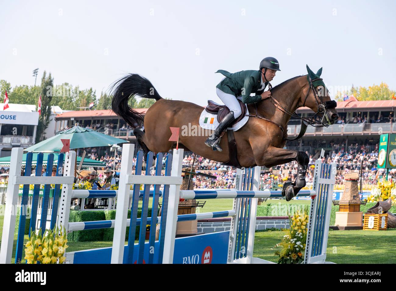 Calgary, Alberta, Canada, 6 September 2025. Bertram Allen (IRE) riding ...