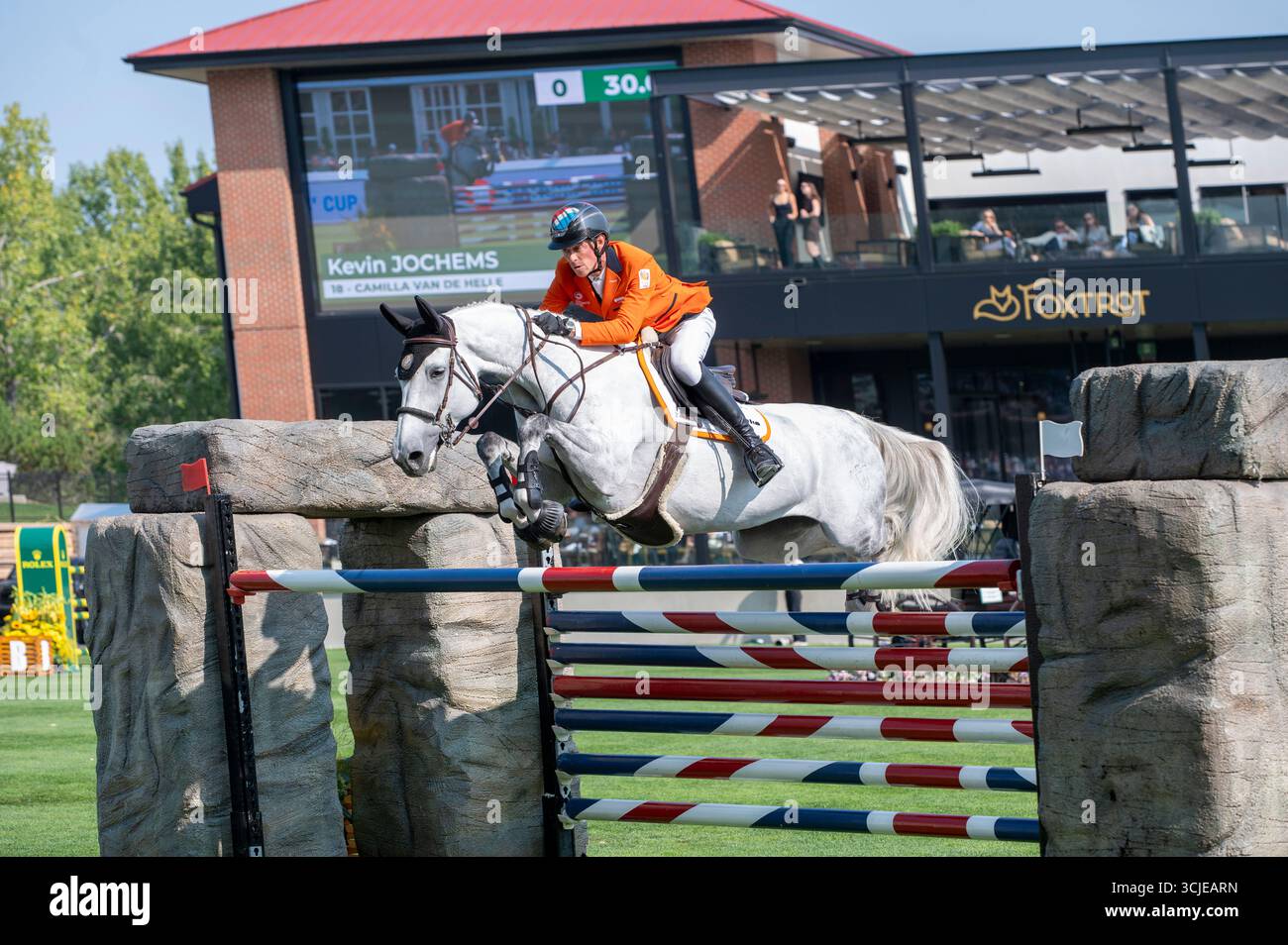 Calgary, Alberta, Canada, 6 September 2025. Kevin Jochems (NED) riding ...