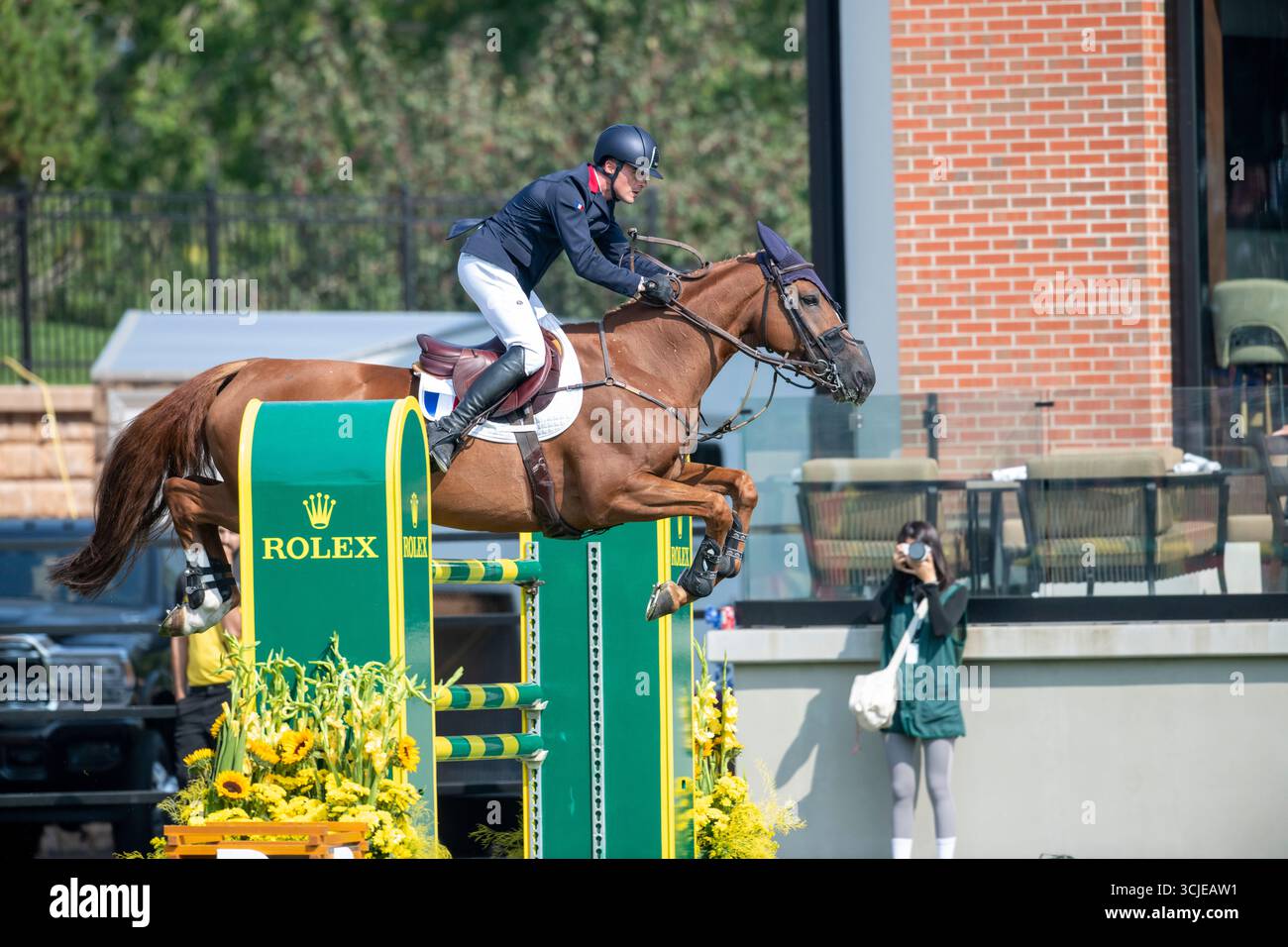 Calgary, Alberta, Canada, 6 September 2025. Emeric George (FRA) riding ...