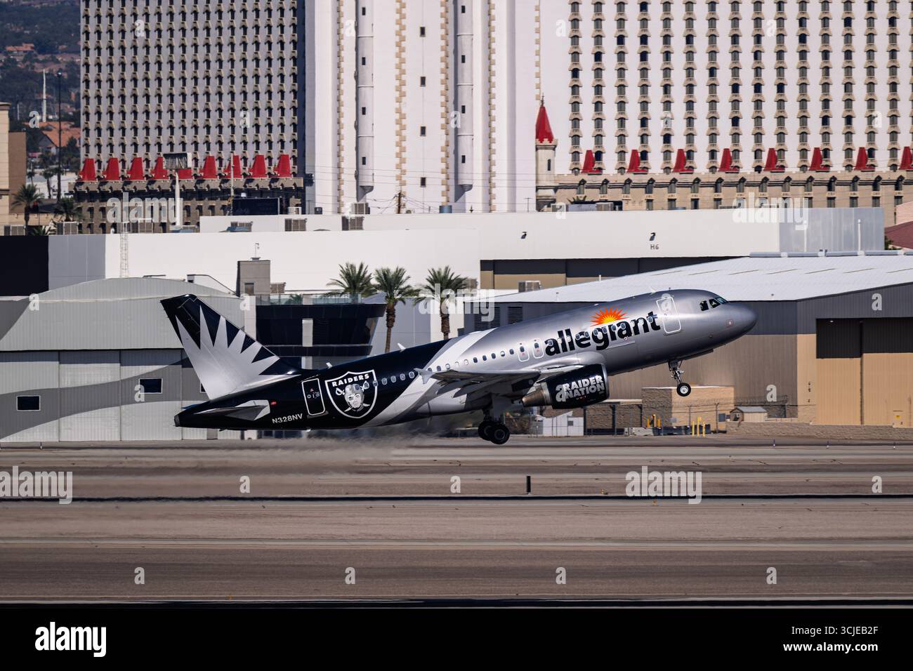 Harry Reid Airport 8-31-2025 Las Vegas NV USA Allegiant Airlines Airbus ...