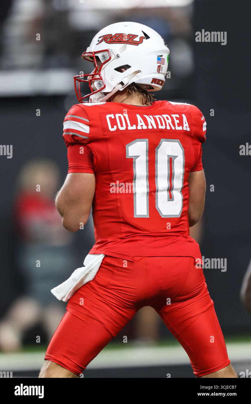 September 6, 2025: UNLV Rebels quarterback Anthony Colandrea (10) looks ...
