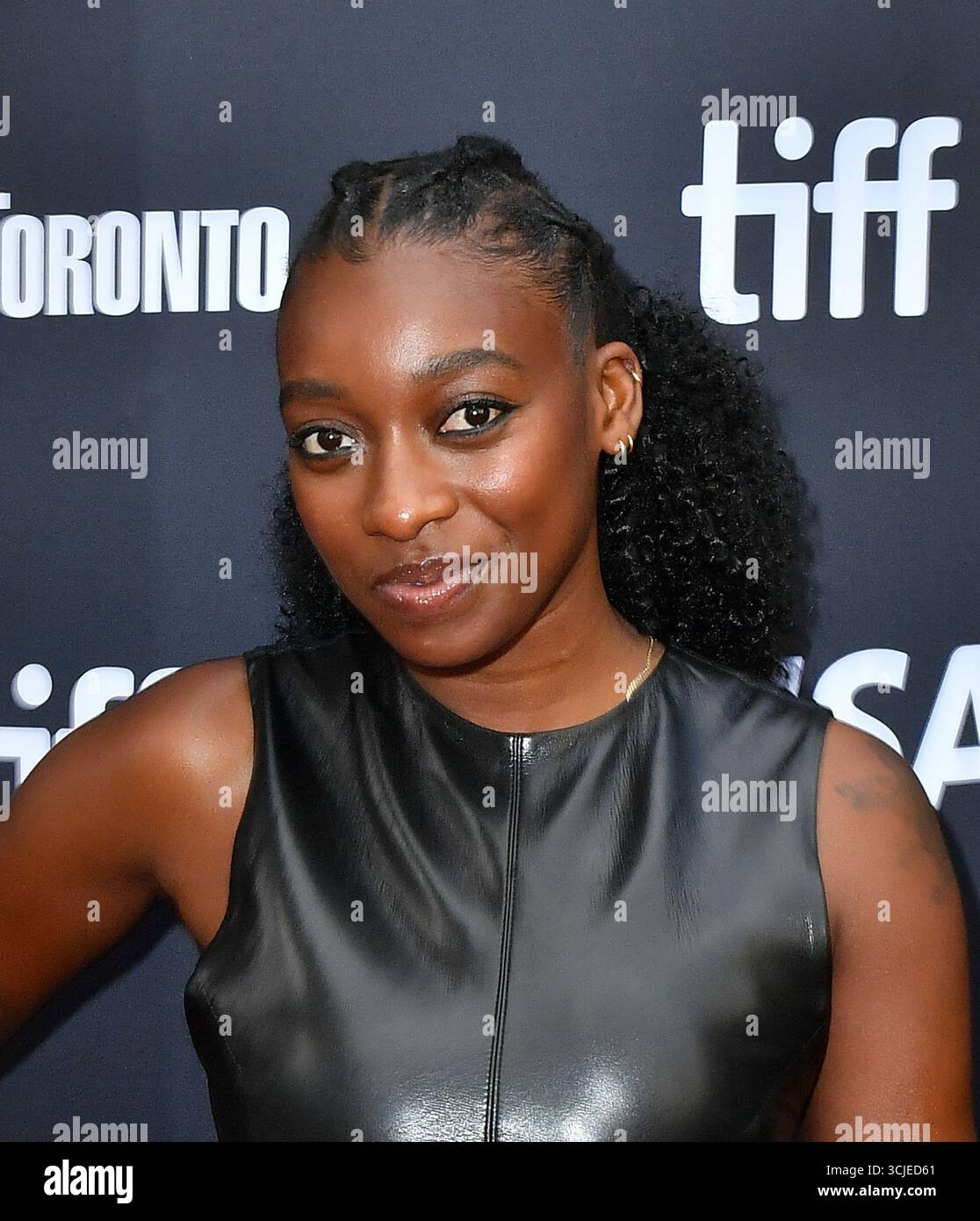 Simbi Ajikawo aka Little Simz attends the premiere of "Steve" during ...