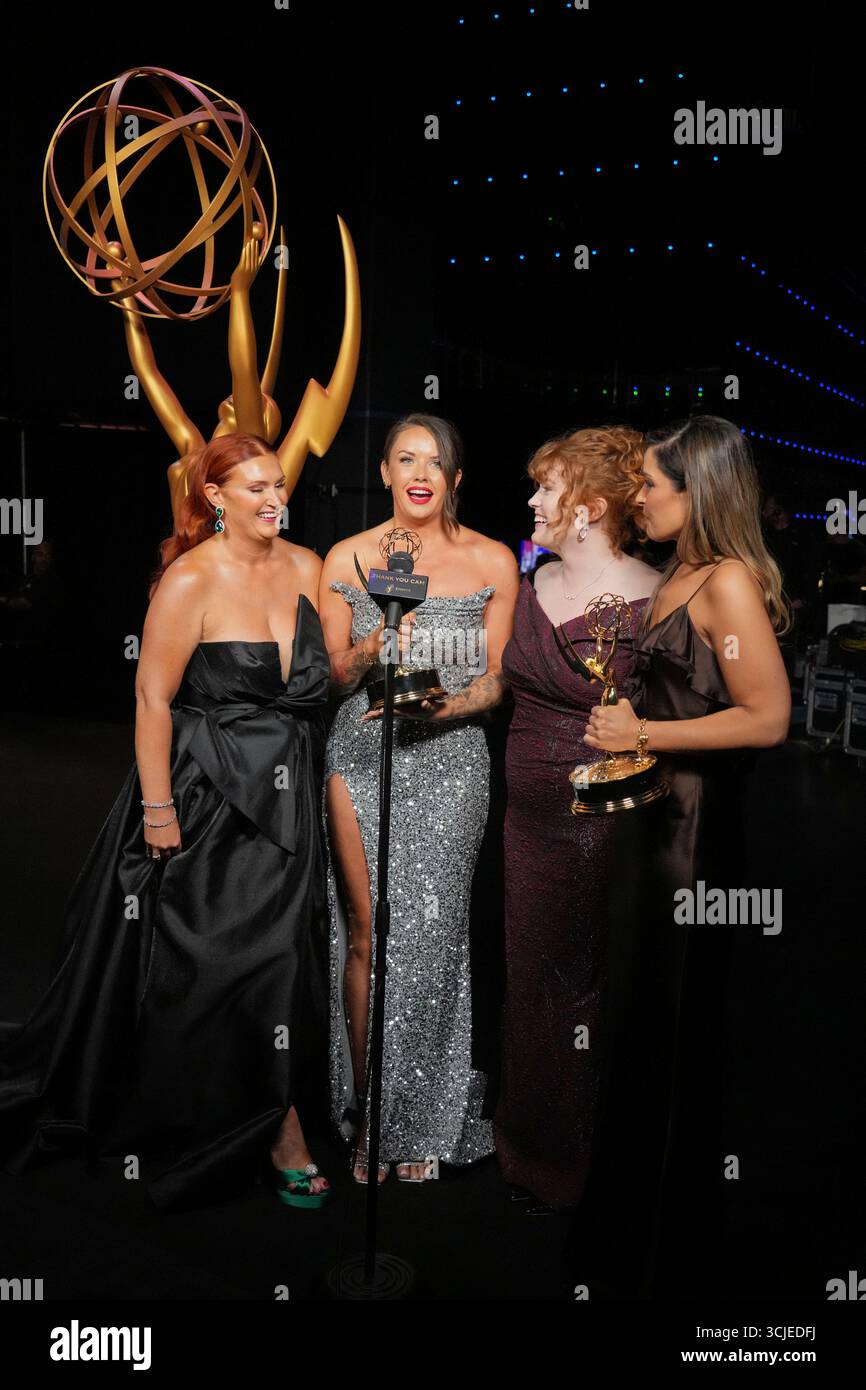 EXCLUSIVE - Emma Rigby, from left, Grace Stella Gorman, Laura Sim and ...