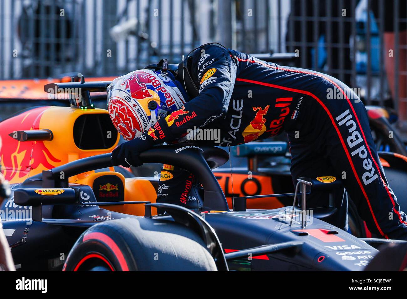Max Verstappen of Netherlands and Oracle Red Bull Racing EB21 (1 ...