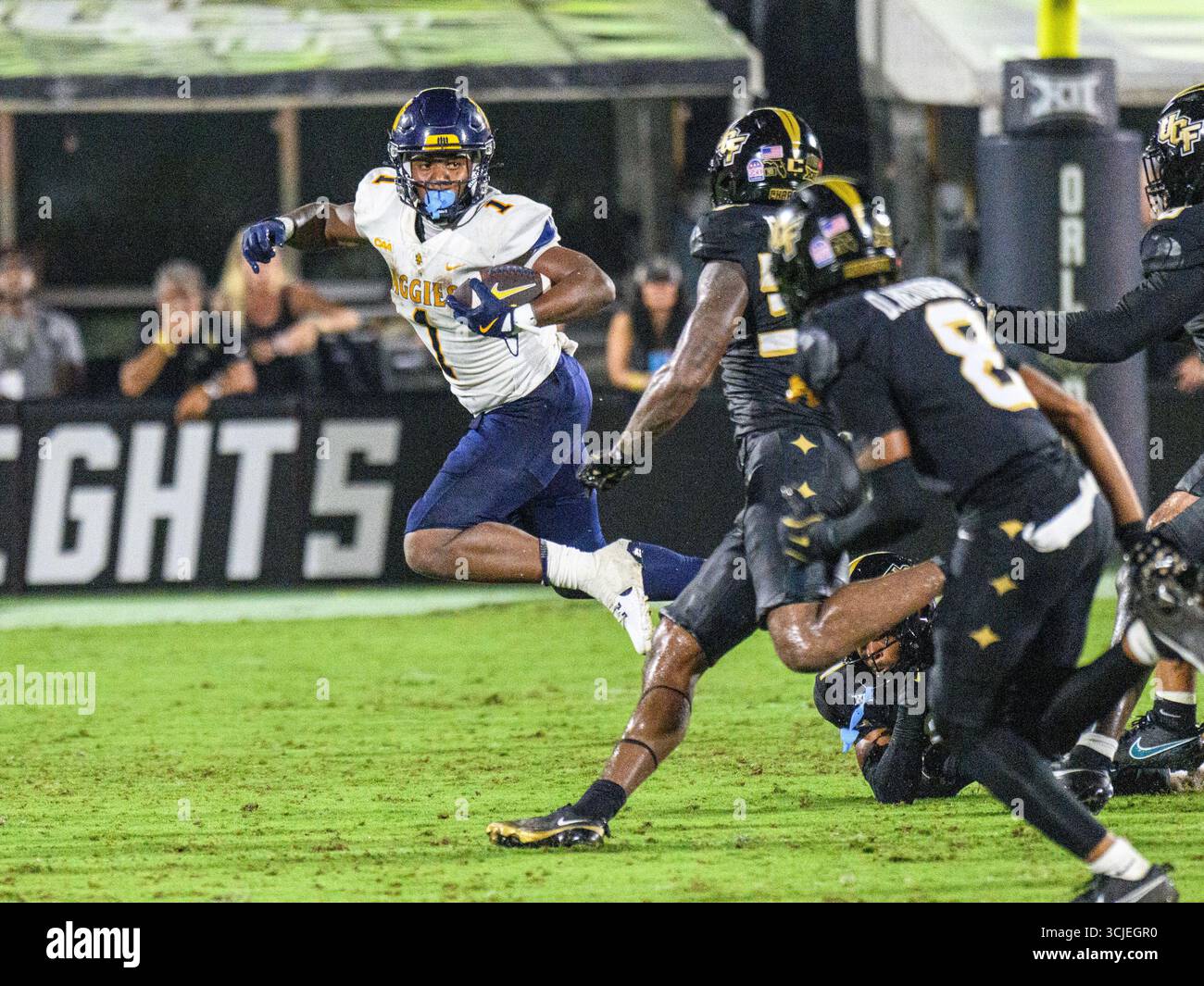 September 6, 2025: N.C. A&T Aggies running back JT Smith (1) in the ...