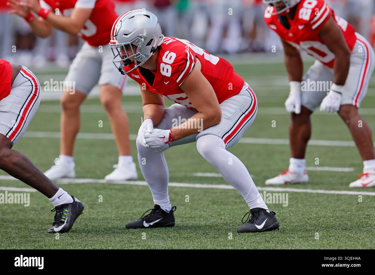 Ohio State receiver tight end Max Klare plays against Grambling State ...