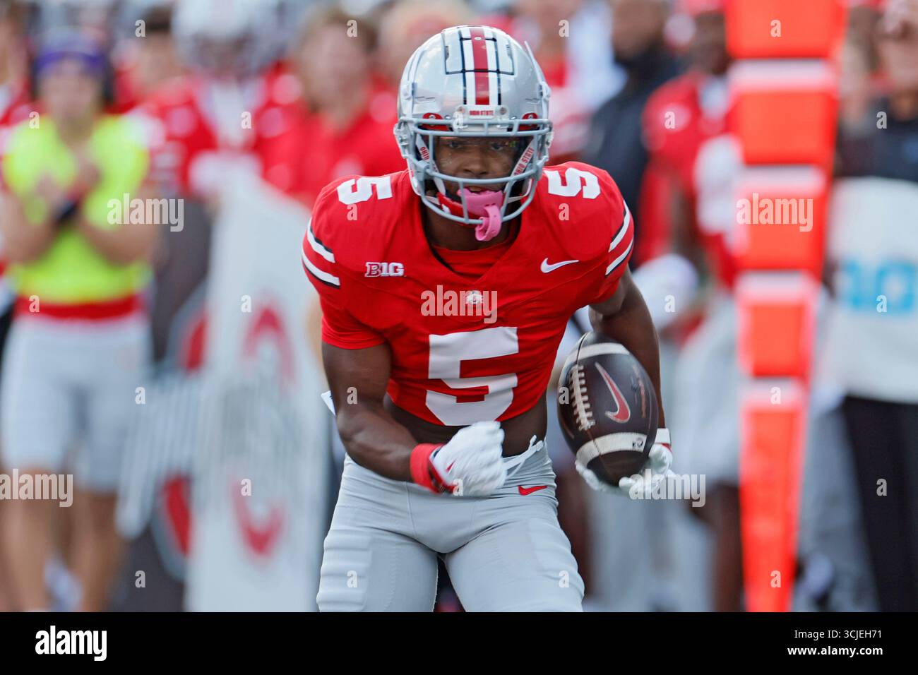 Ohio State receiver Mylan Graham plays against Grambling State during ...