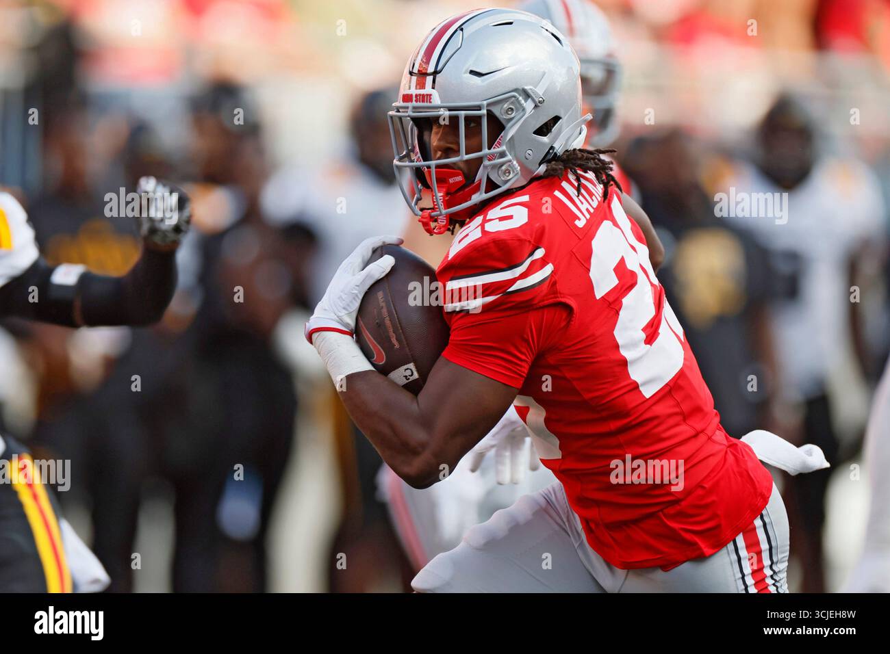 Ohio State running back Bo Jackson plays against Grambling State during ...