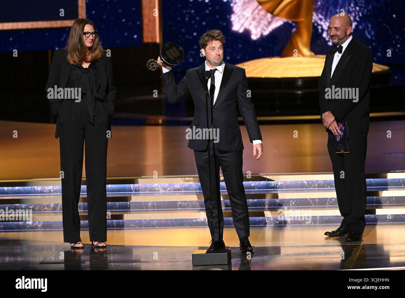 EXCLUSIVE - Rebecca Alleway, left, Luke Hull and Toby Britton and ...