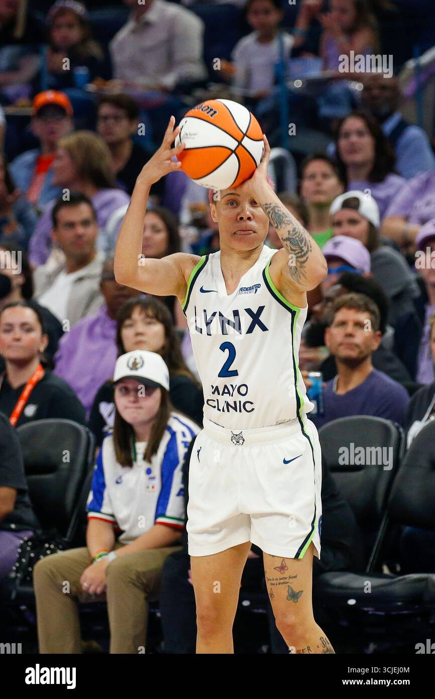 SAN FRANCISCO, CA - SEPTEMBER 06: Minnesota Lynx G Natisha Hiedeman (2 ...