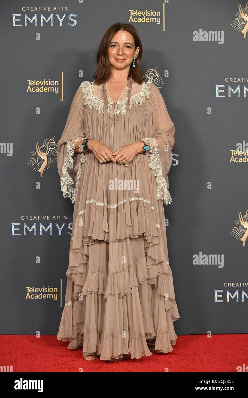 Maya Rudolph in the pressroom at the 2025 Creative Arts Emmy Awards at ...