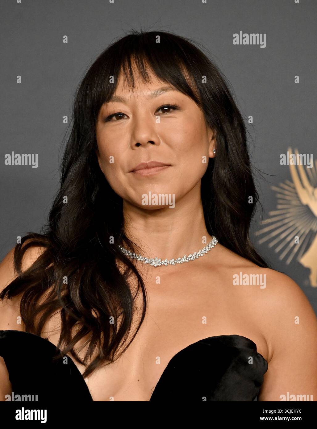 Los Angeles, USA. 06th Sep, 2025. Ali Ahn in the pressroom at the 2025 ...