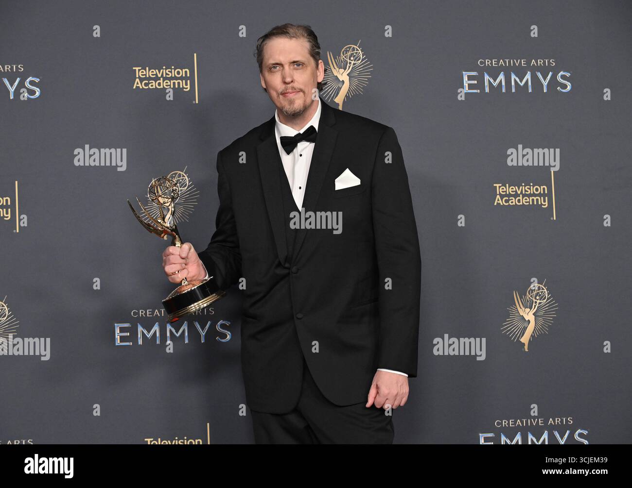 Daryl Graham in the pressroom at the 2025 Creative Arts Emmy Awards at ...