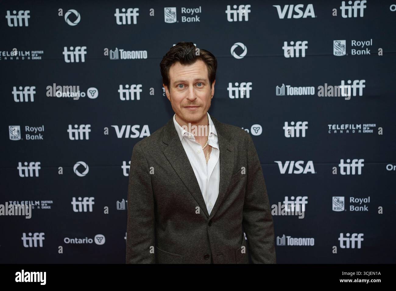 Noah Segan attends the red carpet for the ‘Wake Up Dead Man: A Knives ...