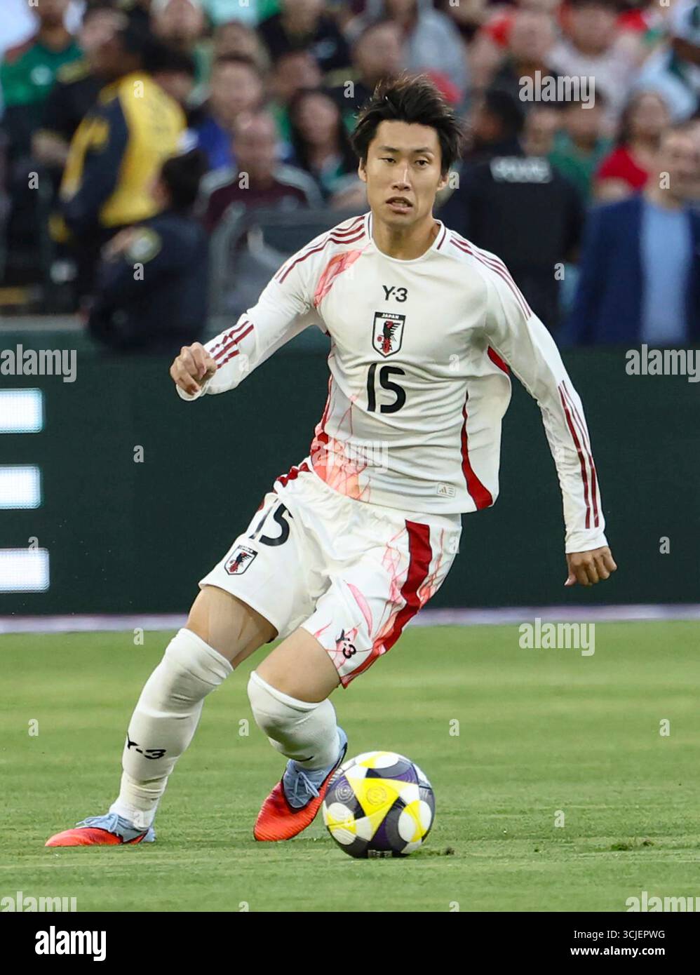 KAMADA Daichi of Japan in action during the International Friendly ...