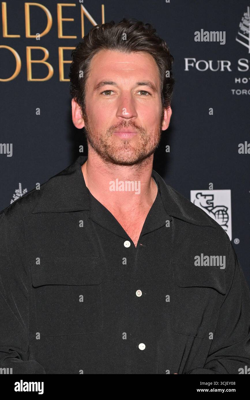 Miles Teller attending the Road To The Golden Globes party ahead of ...