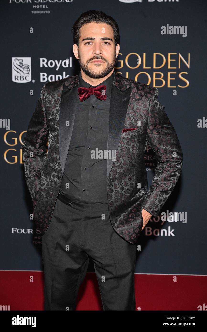 Brian Quintero attending the Road To The Golden Globes party ahead of ...