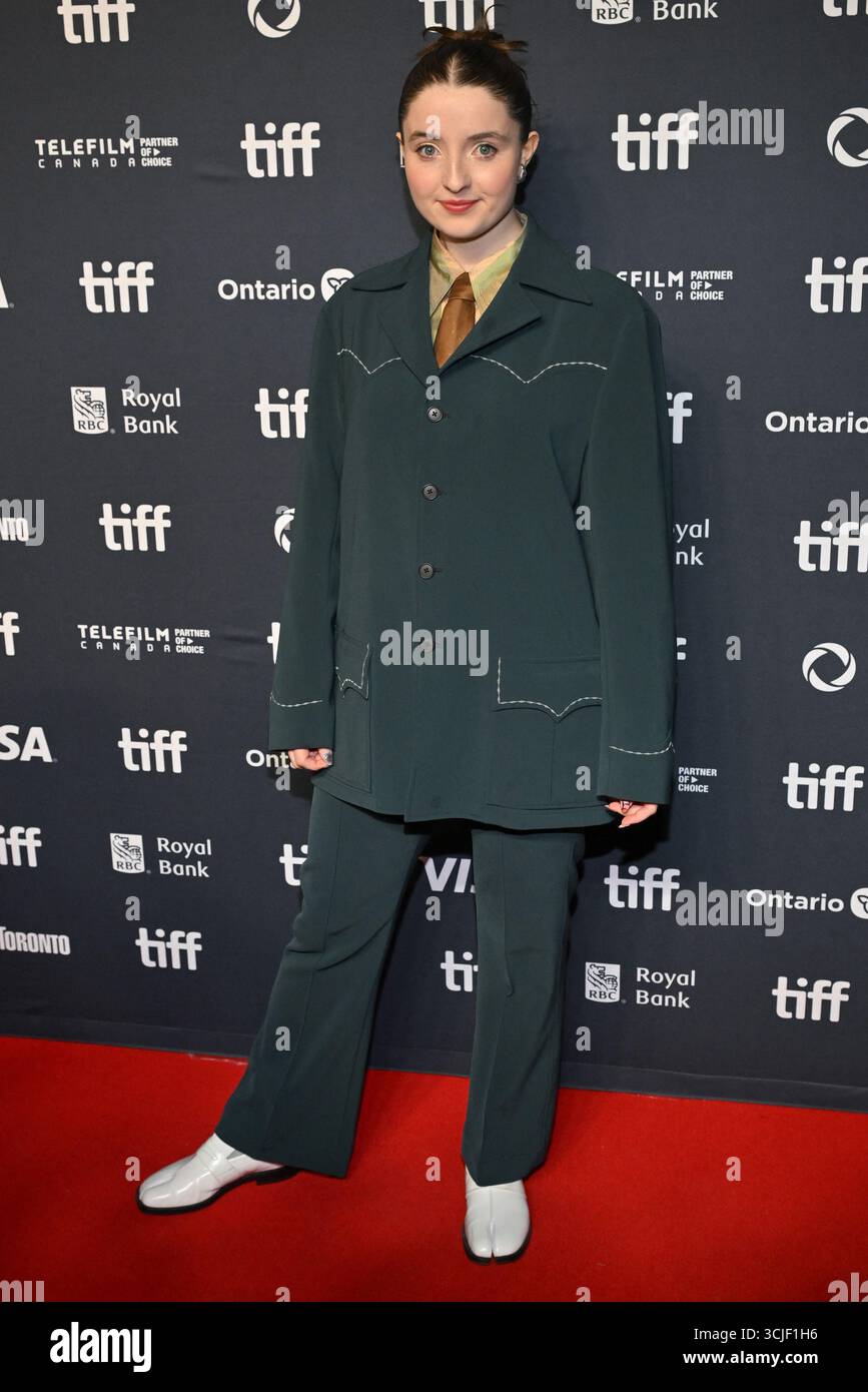 Lucy Halliday attending the screening of the movie California Schemin ...