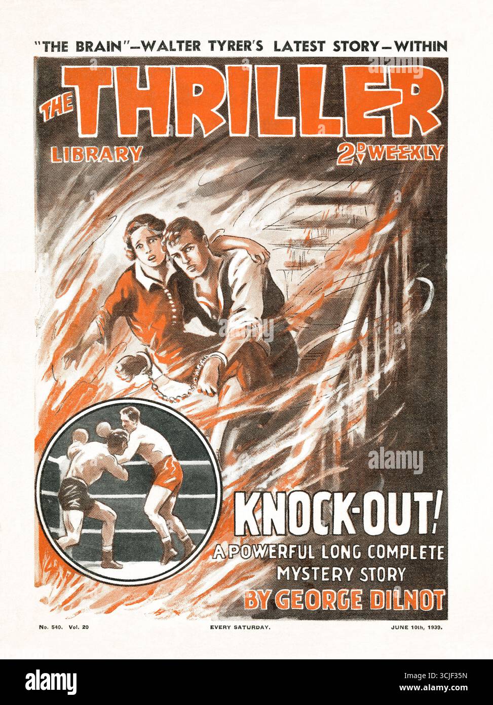 June 10th 1939 issue of The Thriller Library magazine, featuring the ...