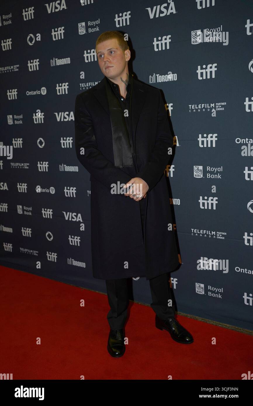 Yung Lean attends the red carpet for the ‘Sacrifice’ premiere during ...