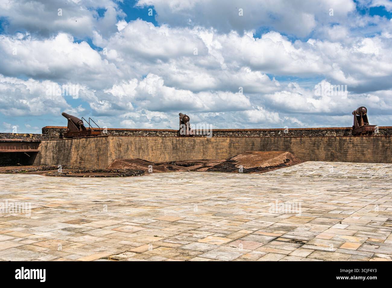 Historic fort called Forte do Presepio aka Forte Castelo do Senhor ...