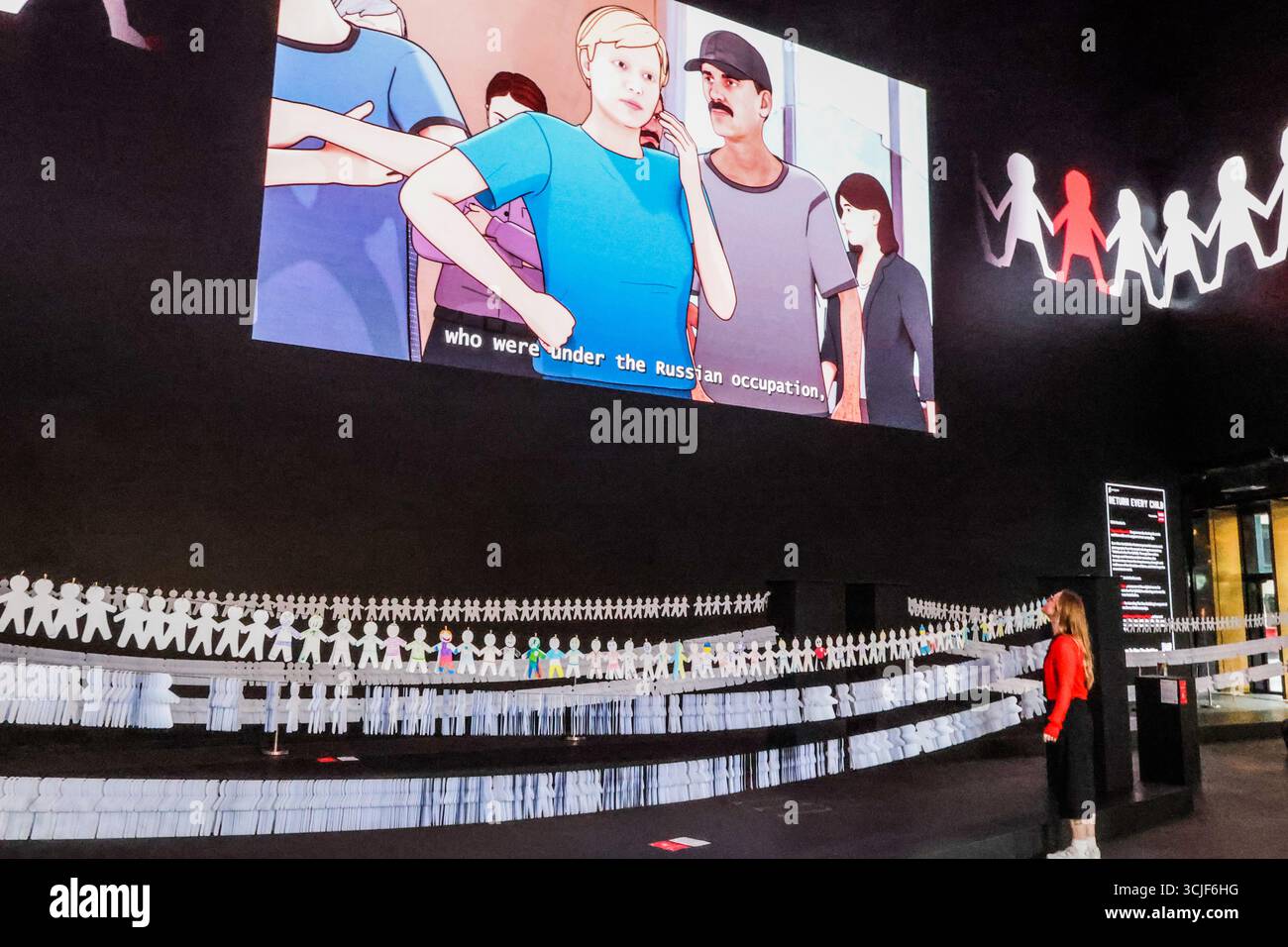 london Sunday 7 September 2025.The installation - part of War Child’s ...