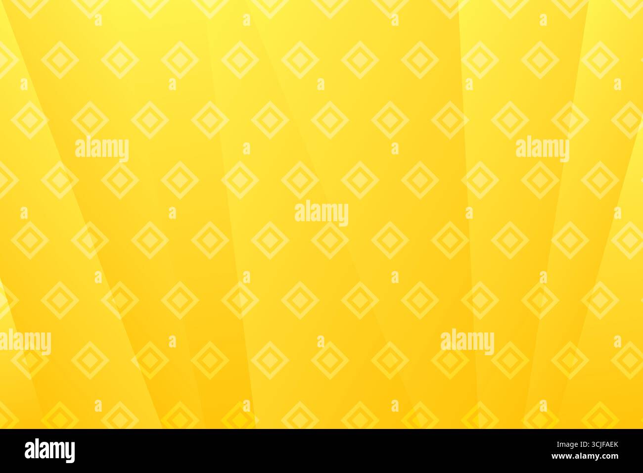 A vibrant yellow background features a repeating pattern of light ...