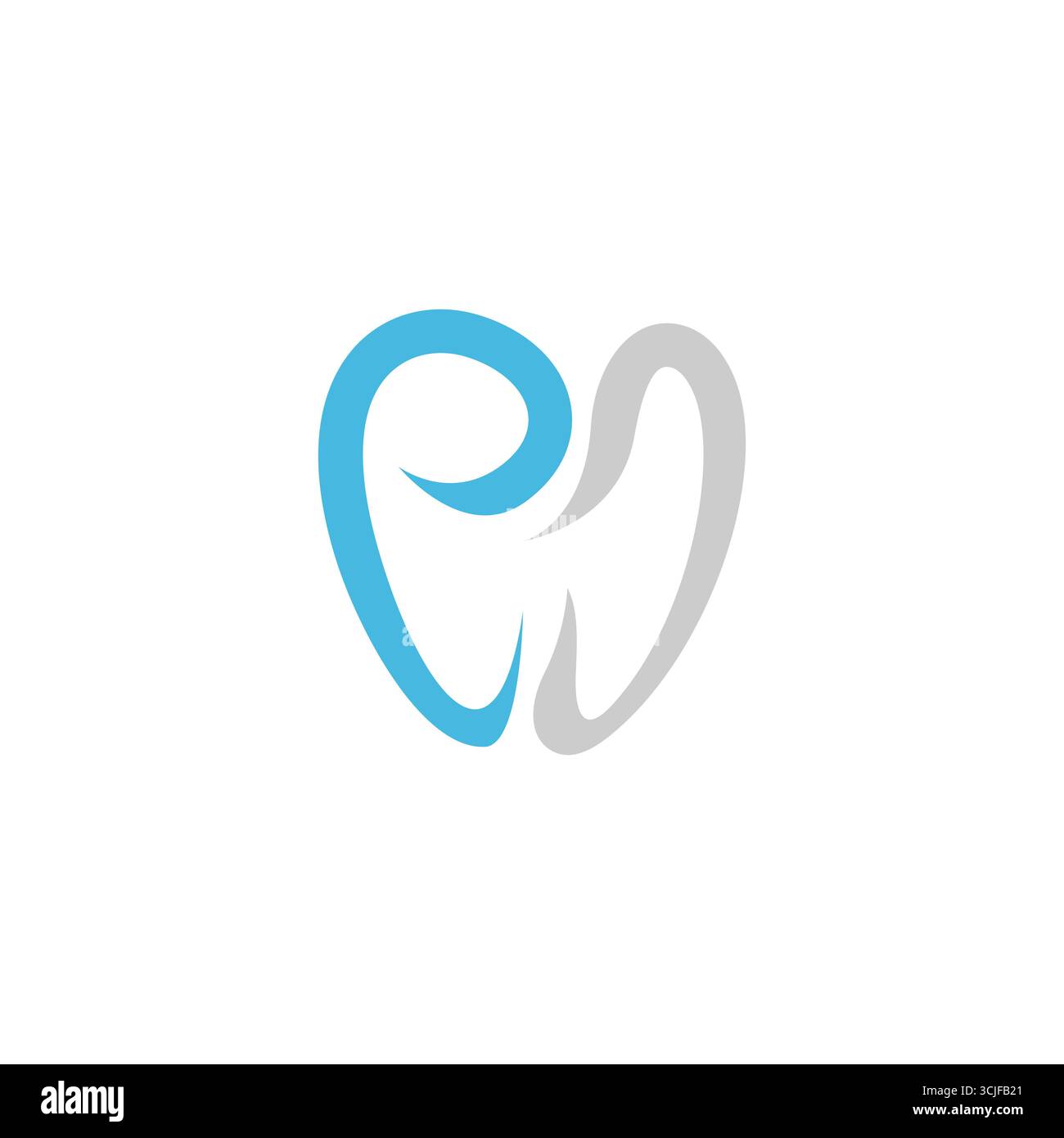 Dental clinic tooth logo Stock Vector Images - Alamy