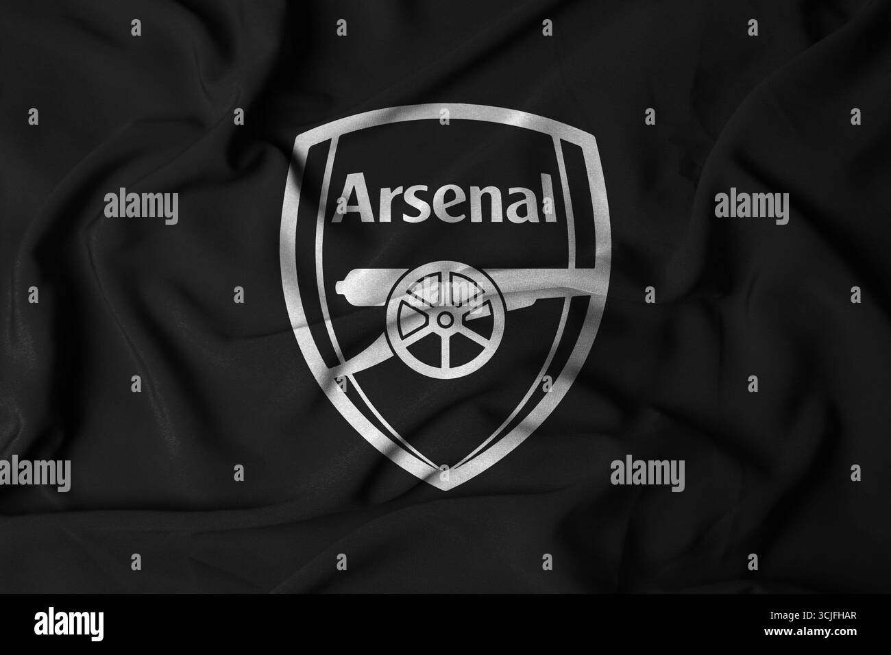 Arsenal badge football Black and White Stock Photos & Images - Alamy
