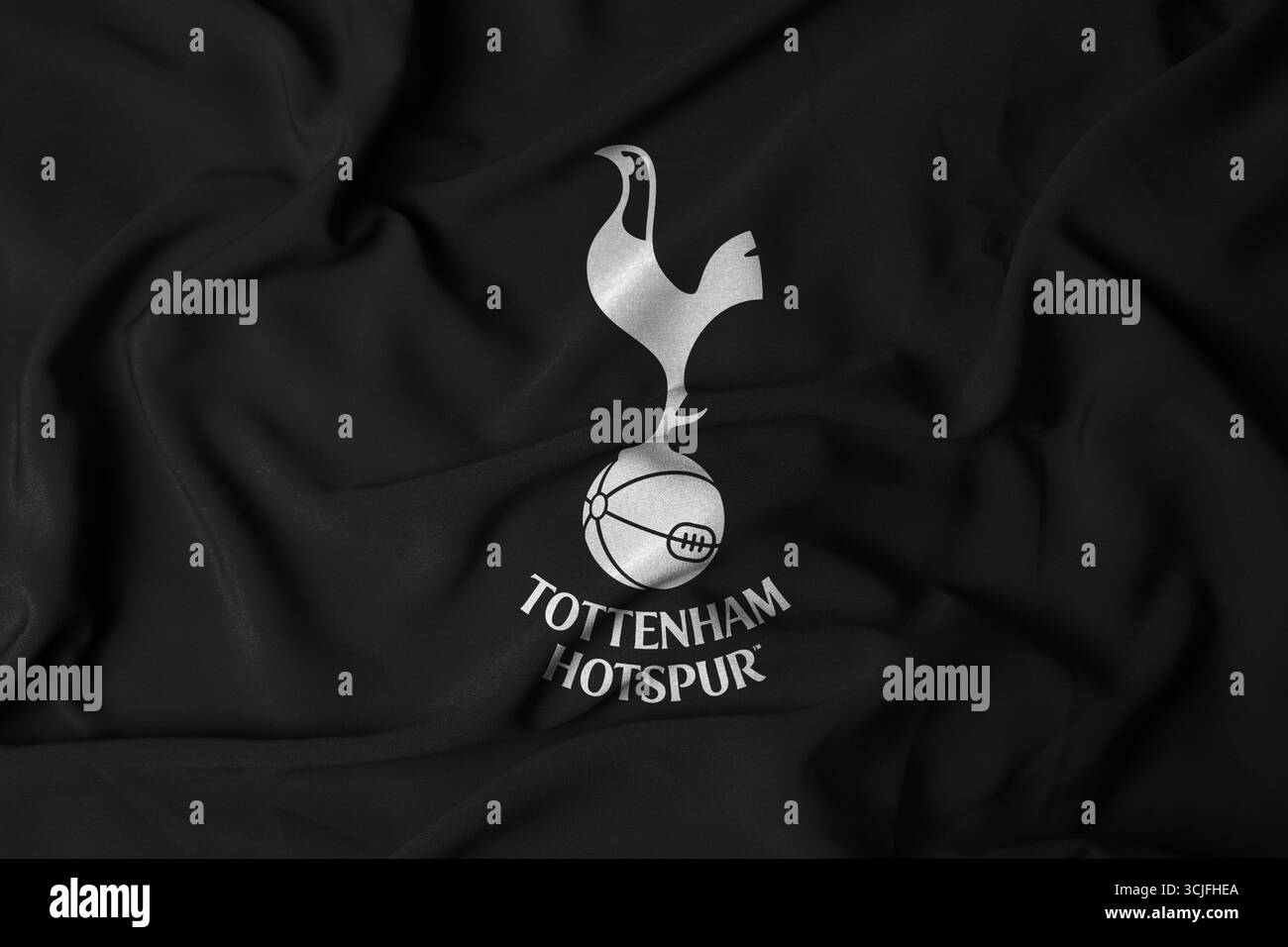 Tottenham football badge Black and White Stock Photos & Images - Alamy