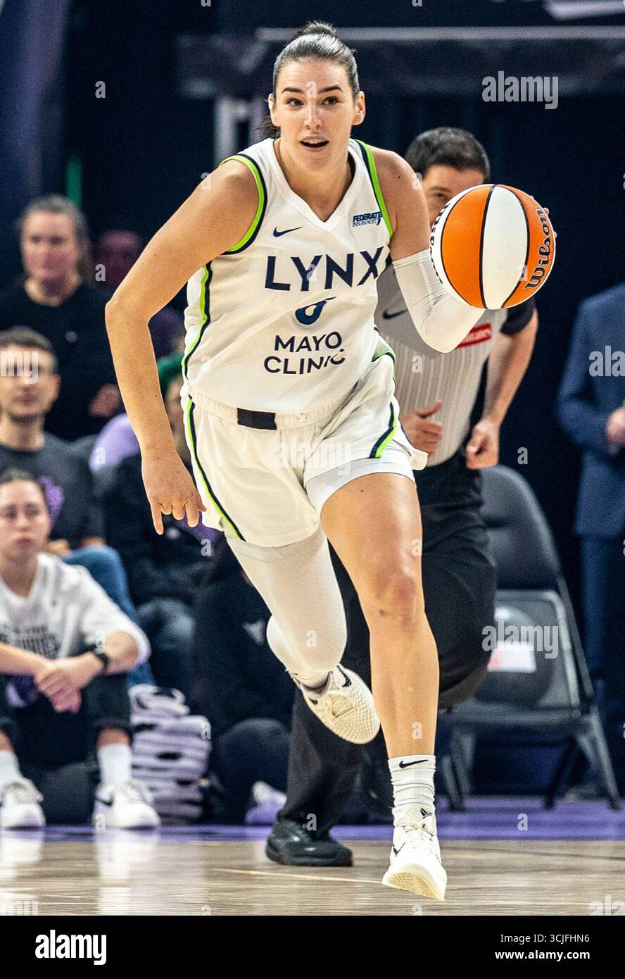 September 06 2025 San Francisco CA, U.S.A. Minnesota Lynx forward ...