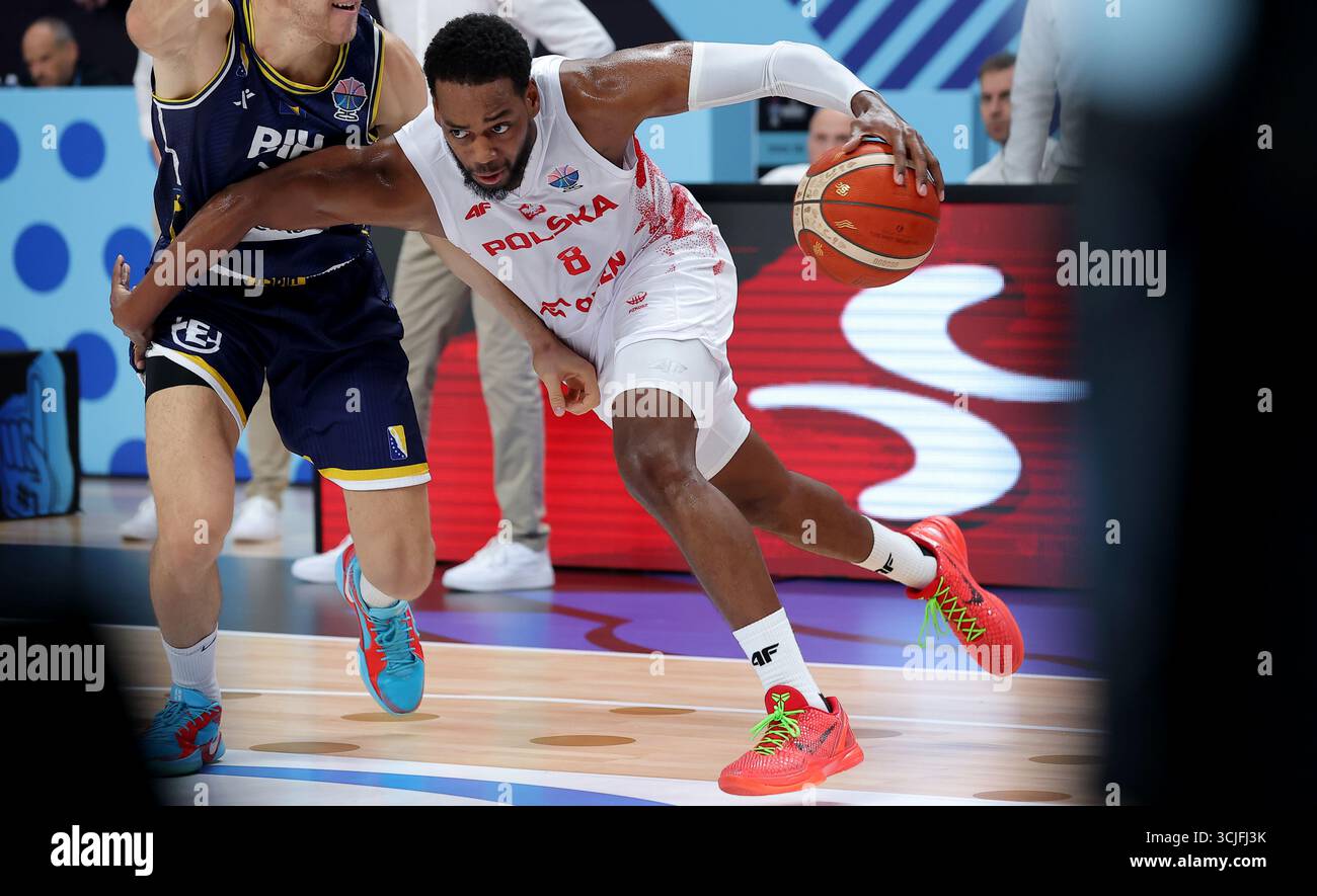 Poland's Jordan Loyd during FIBA Eurobasket 2025 round of 16 basketball match between Poland and ...