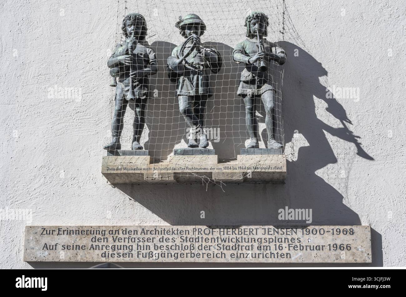 Sculptures in the Karlstor in memory of Prof Herbert Jensen, 1900 to ...