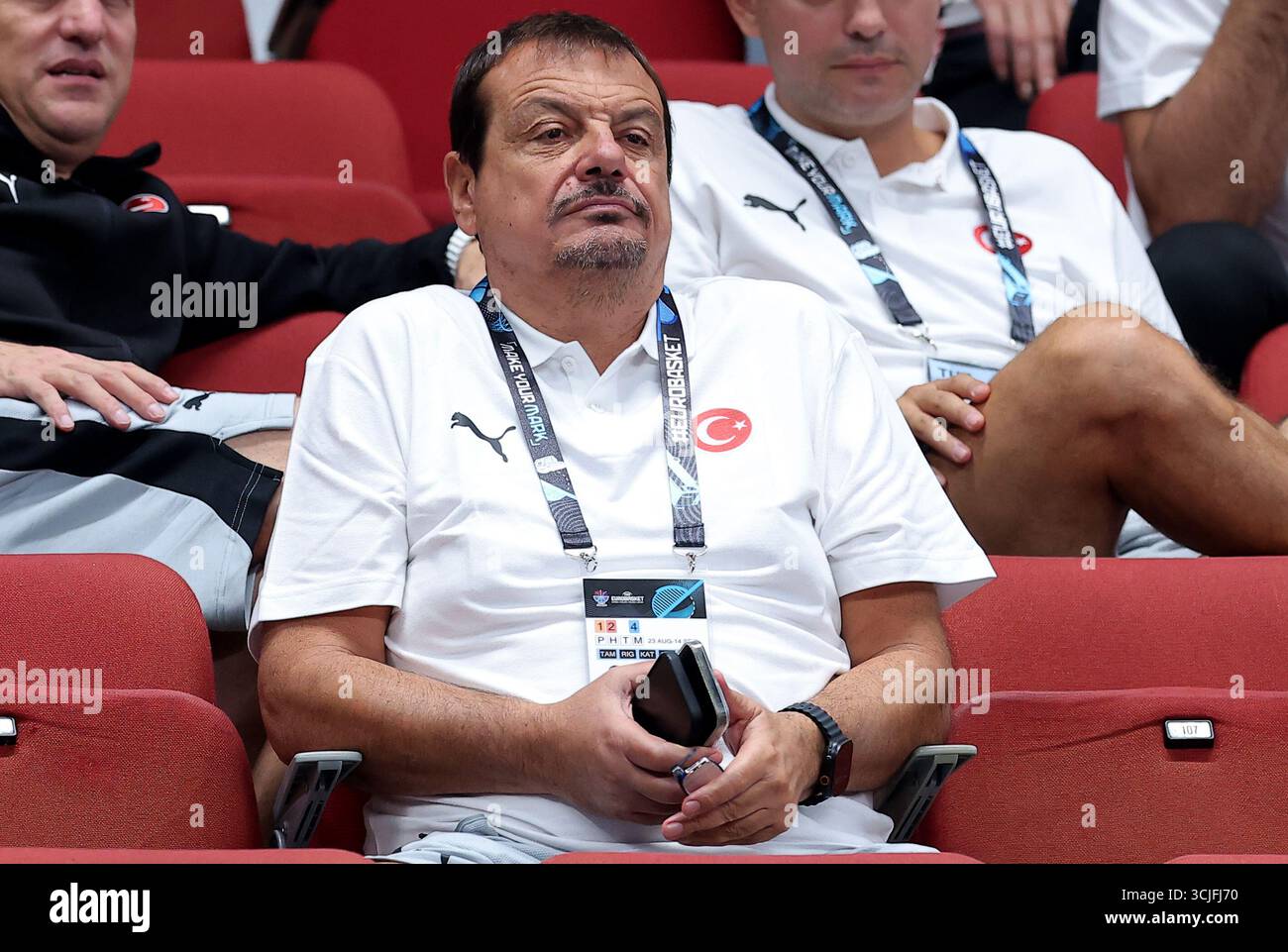 Turkey's head coach Ergin Ataman during FIBA Eurobasket 2025 round of ...