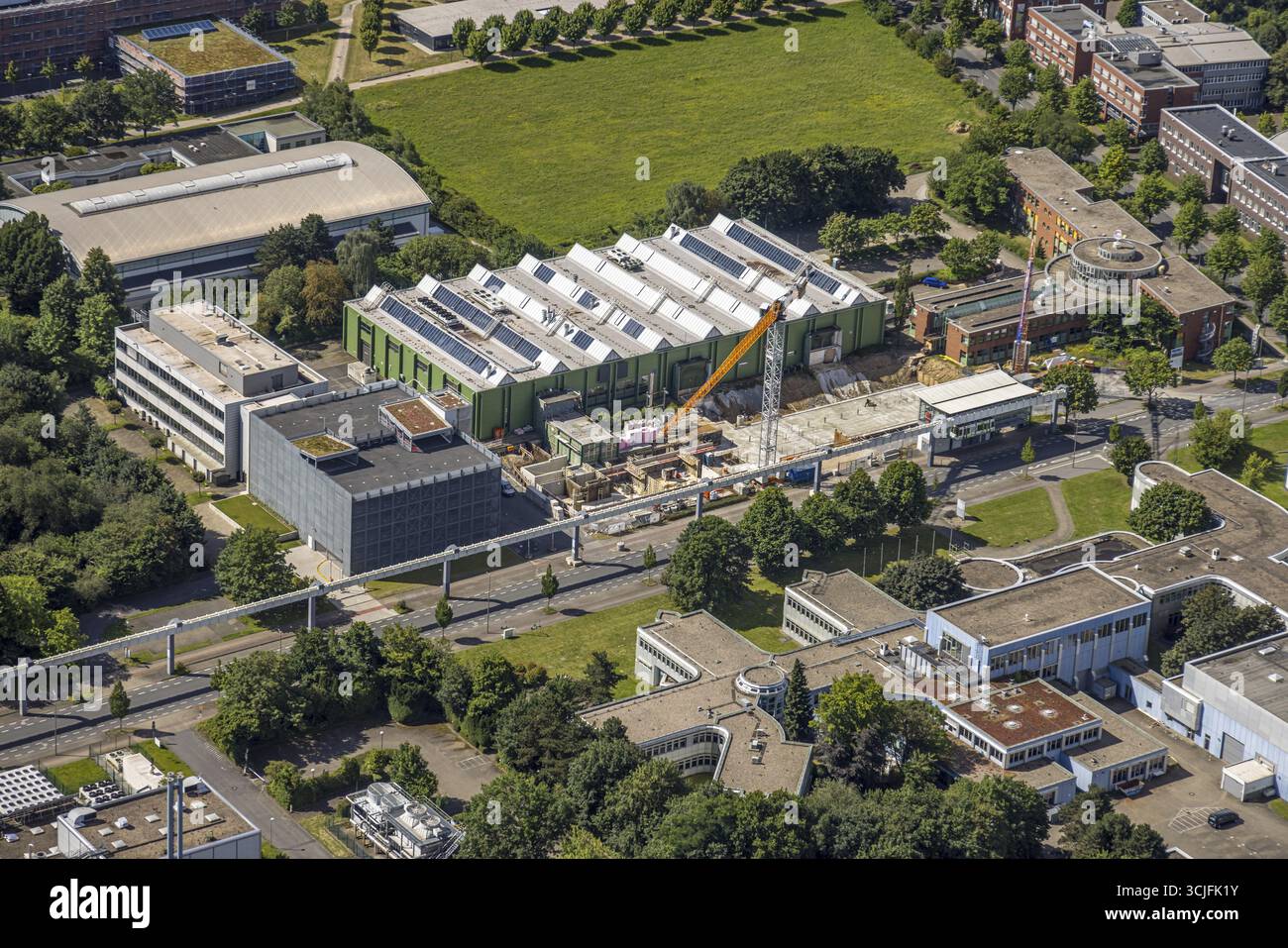 Aerial view, TU Dortmund University of Technology TZDO Technology ...