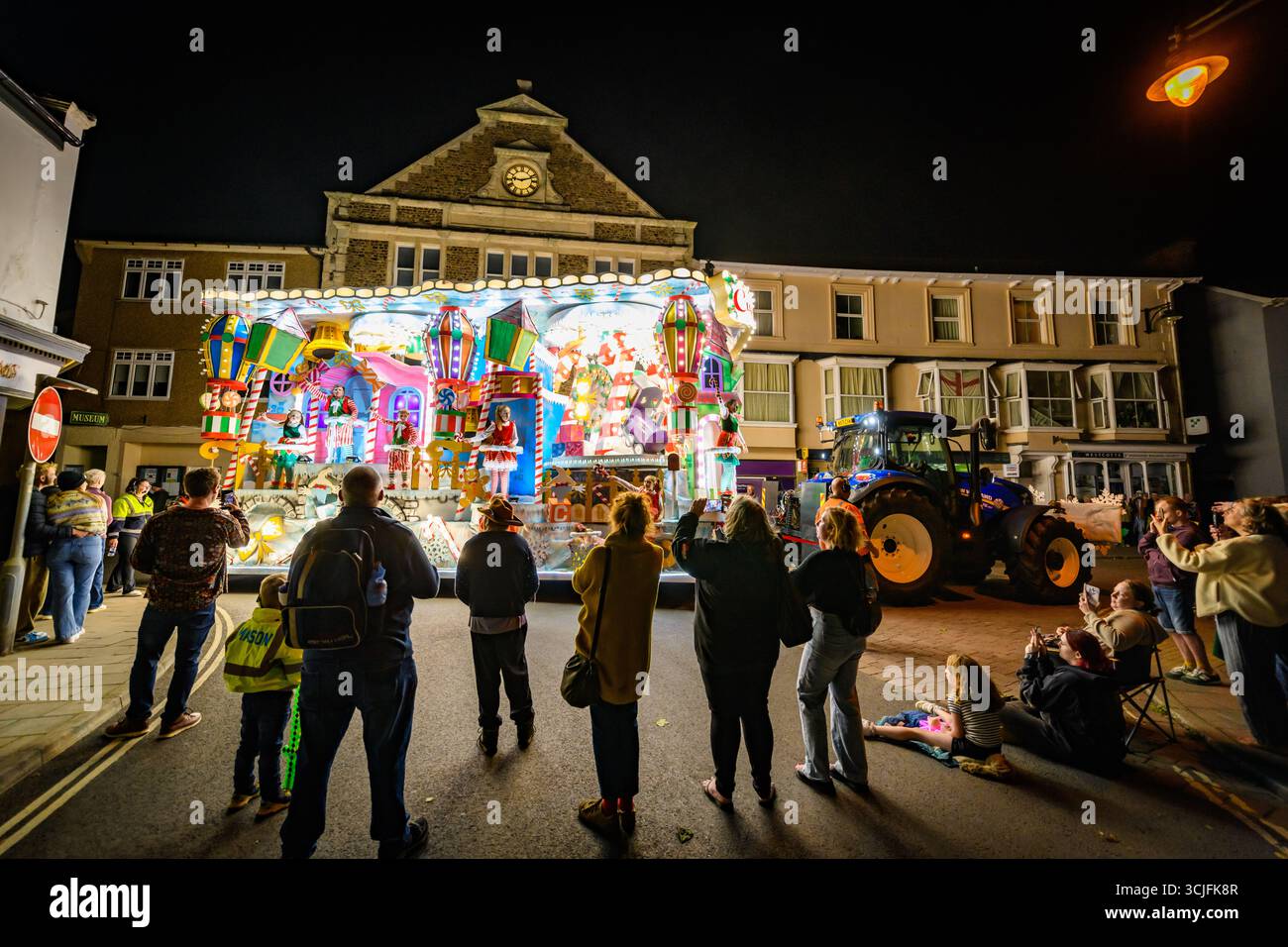 Seaton, Devon, UK. 6th September 2025. Colourful parade floats and ...