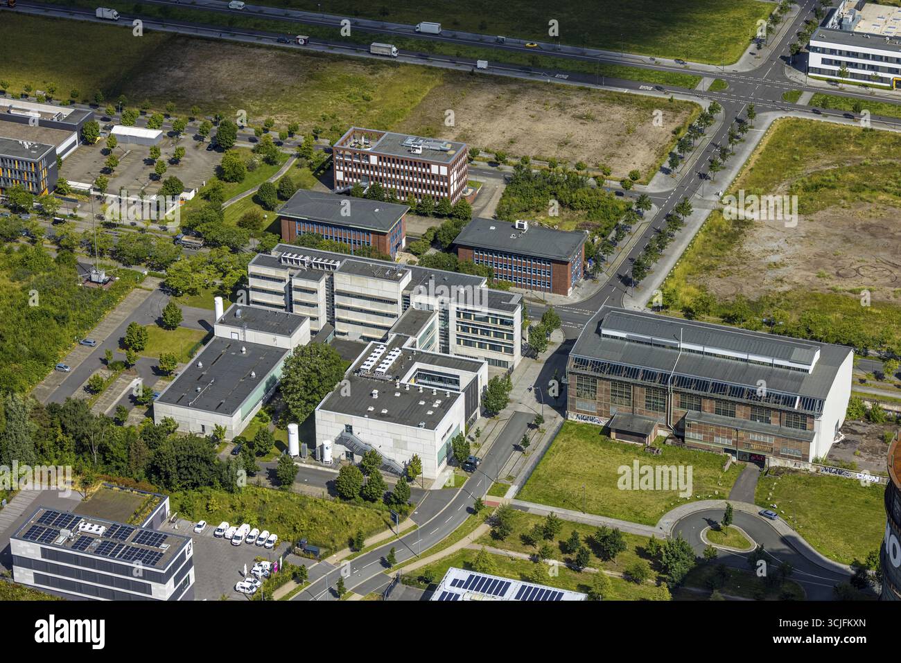 Aerial view, Technology Park Industrial Estate Phoenix West, MST ...