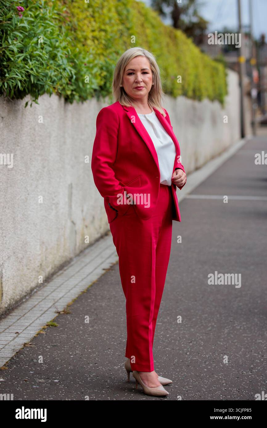 First Minister Michelle O'Neill during an interview with the PA news ...