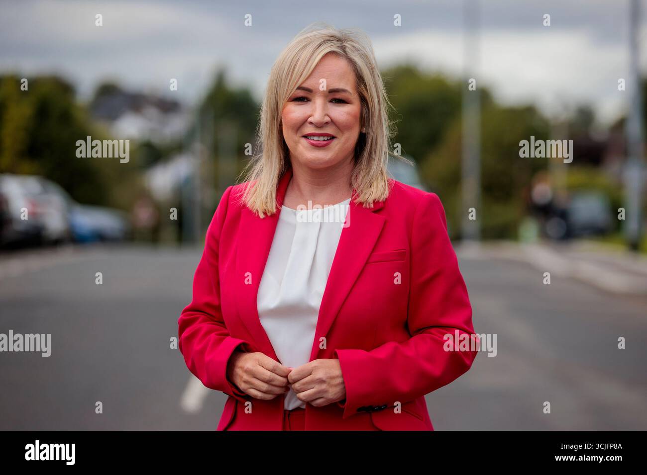 EMBARGOED TO 0001 MONDAY SEPTEMBER 8 First Minister Michelle O'Neill ...