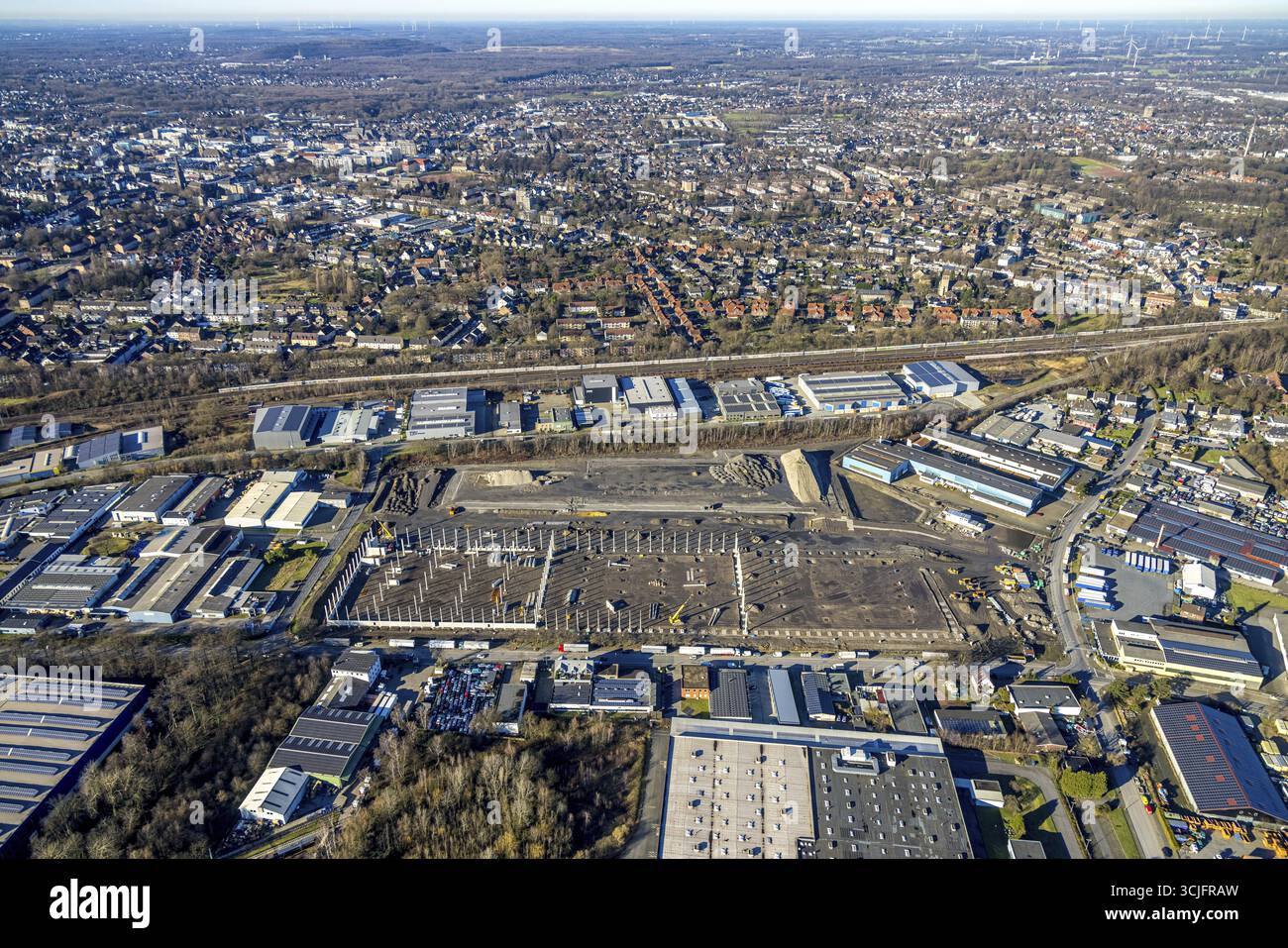 Construction site future warehouse hi-res stock photography and images ...