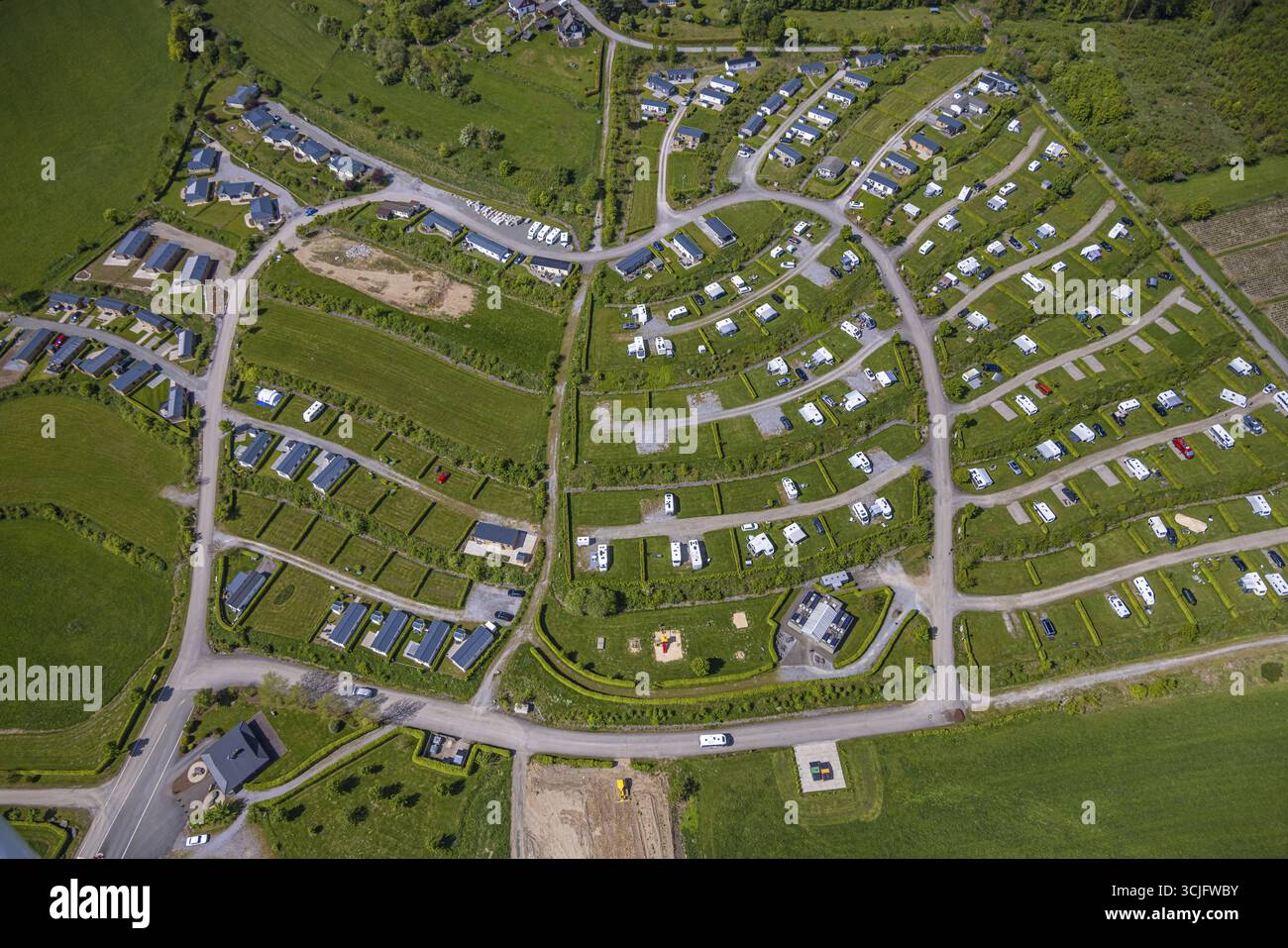 Aerial view, Sauerland Ferien Resort, camping park and holiday park ...