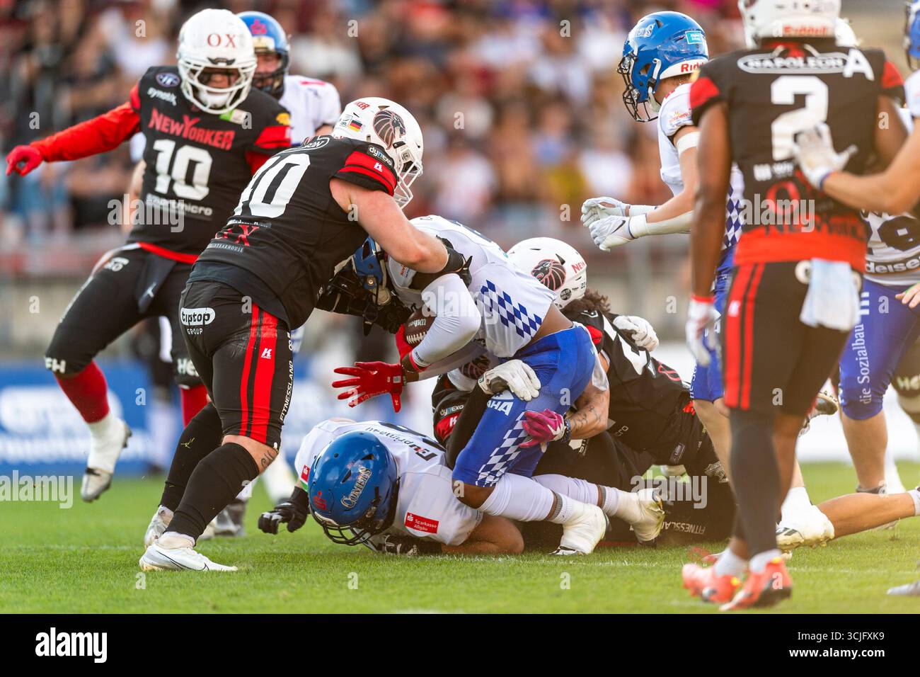 Geoff Green (2, WR, Allgaeu Comets) GER, New Yorker Lions Braunschweig ...