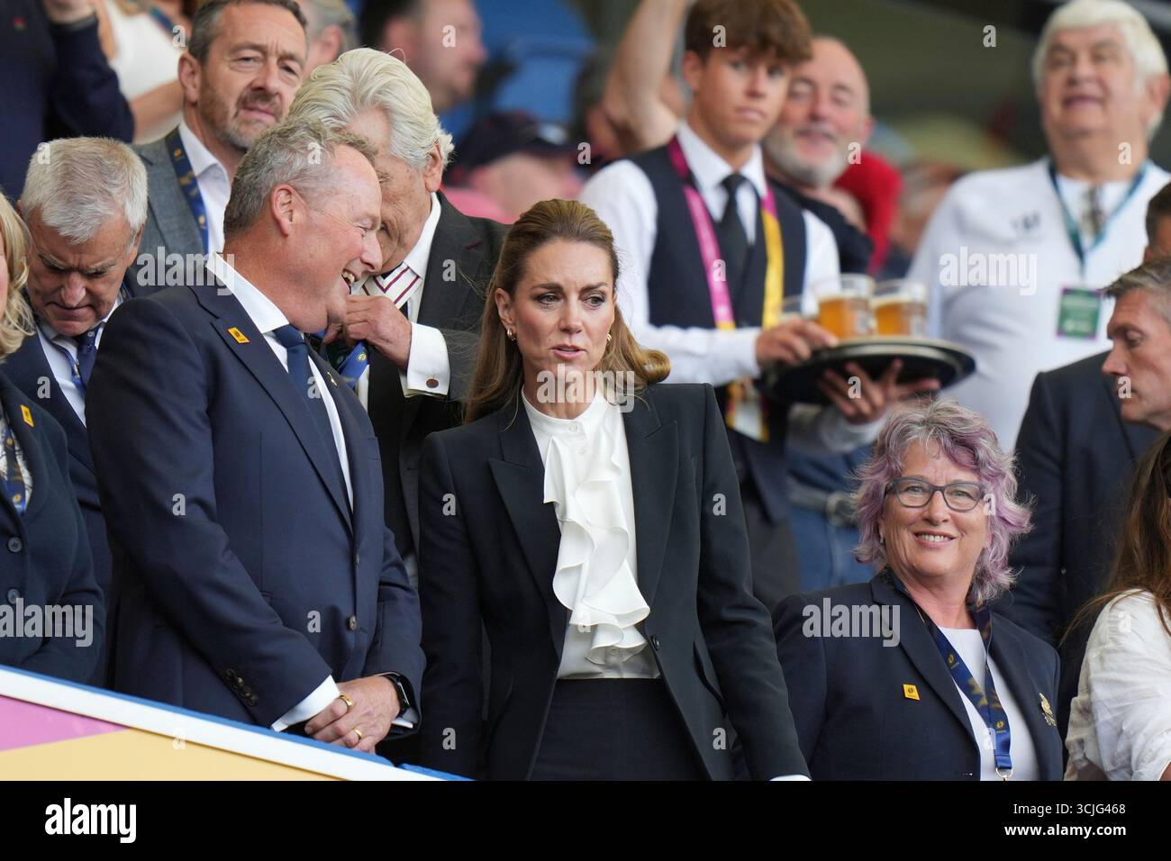 Britain's Kate, Princess of Wales attends the Women's Rugby World Cup ...