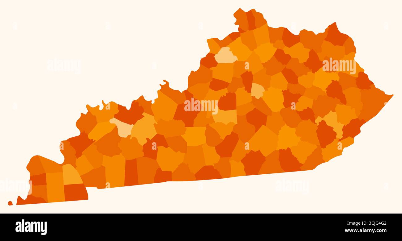 Bourbon map kentucky Stock Vector Images - Alamy