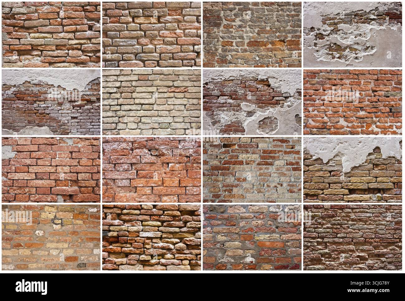 Brick texture background wall Cut Out Stock Images & Pictures - Alamy