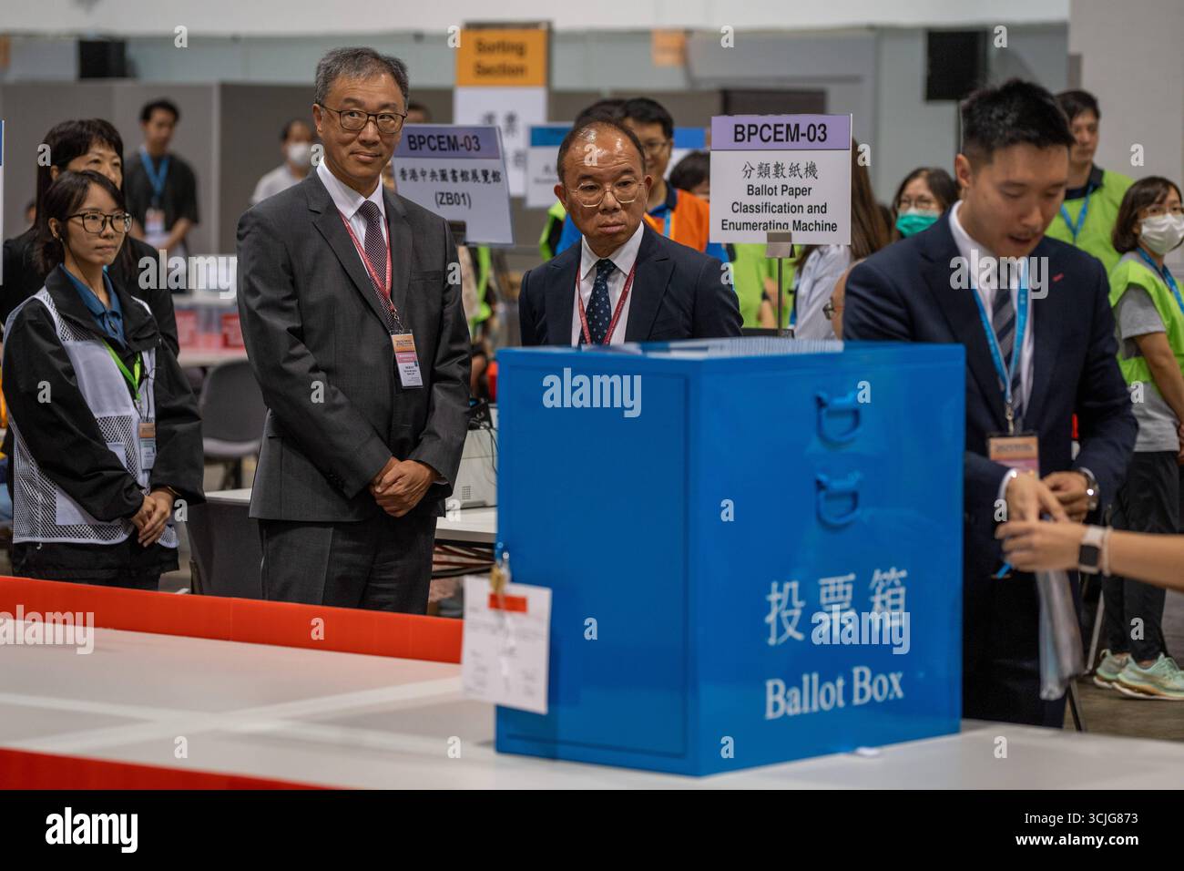 Hong Kong Election Committee Subsector By-elections a ballot box on the ...